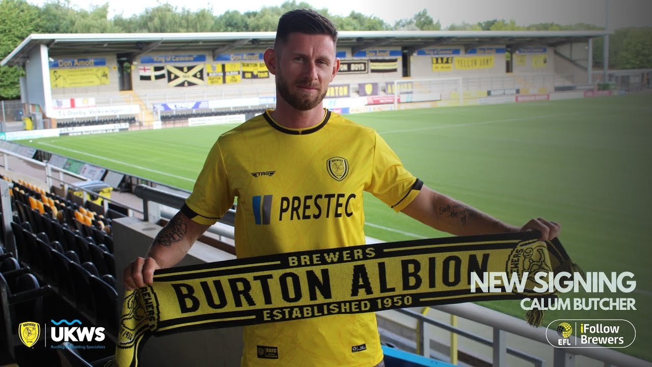 NEW SIGNING | Calum Butcher's (second) first Burton Albion interview ...