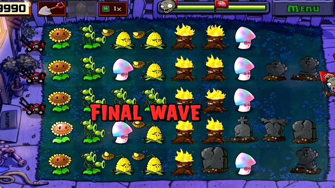 plants vs zombies | Adventure | Final wave it could be survive or not ...