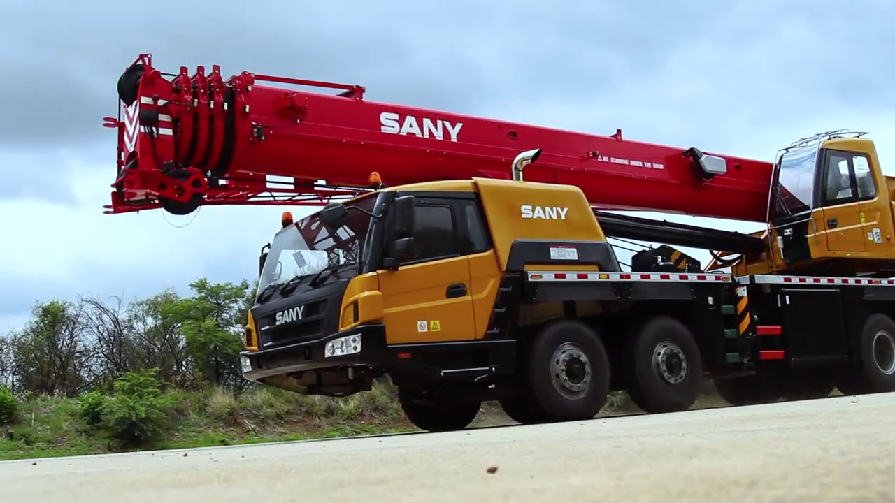 SANY STC600A - Brake Testing - YouTube