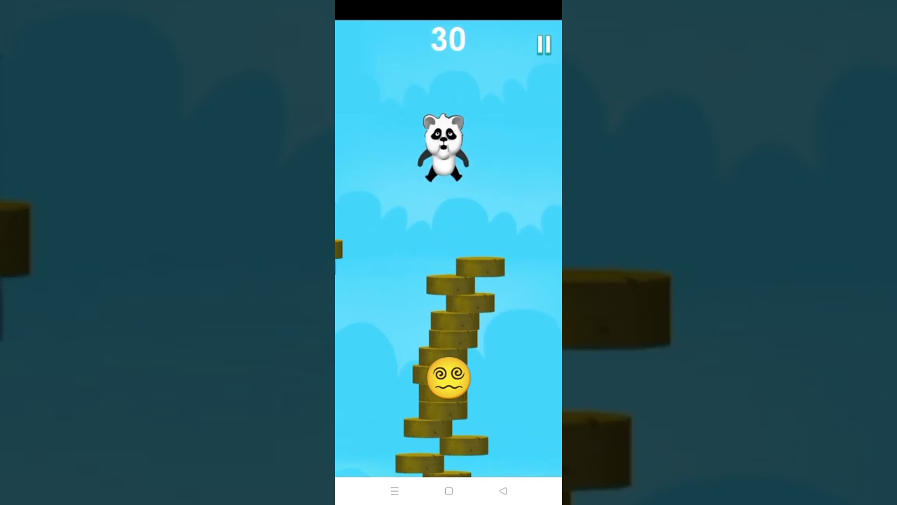 Panda jumping short video #funny #panda #kartoon - YouTube