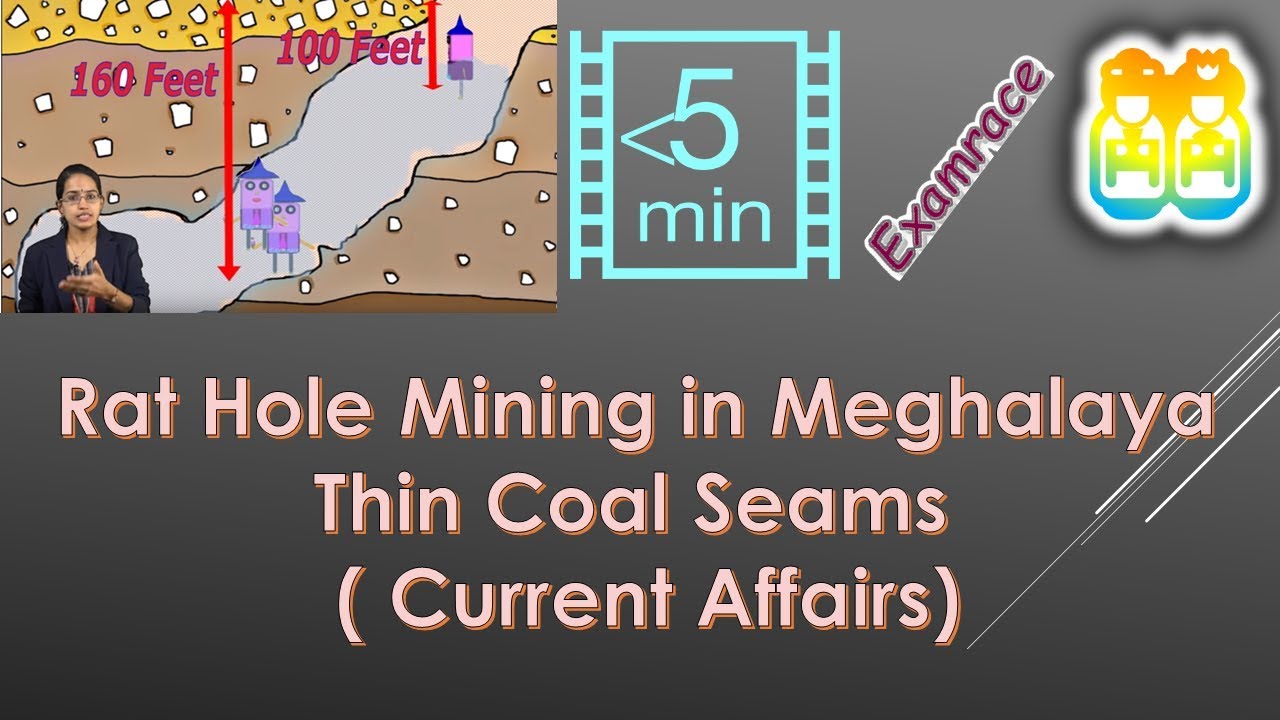 Rat Hole Mining in Meghalaya - Thin Coal Seams (Important - Current ...