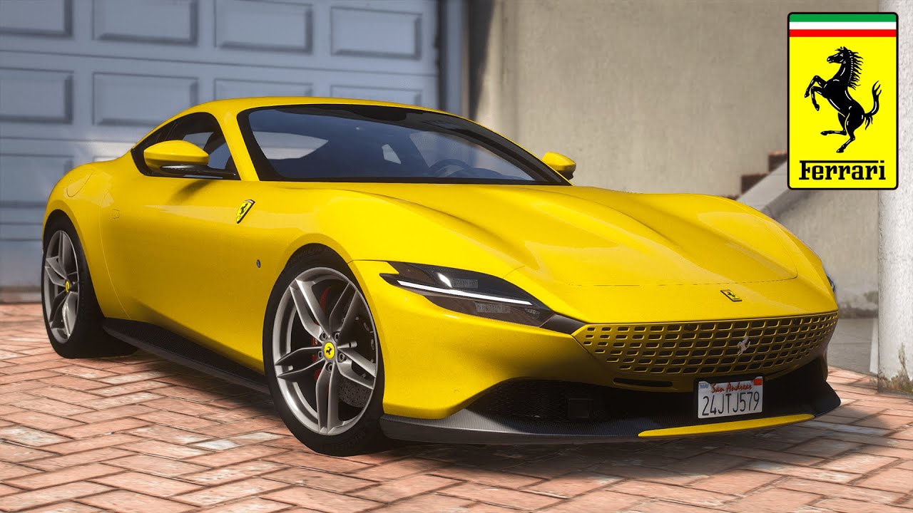 2020 Ferrari Roma | GTA V Real Life Car Mods | PC - YouTube
