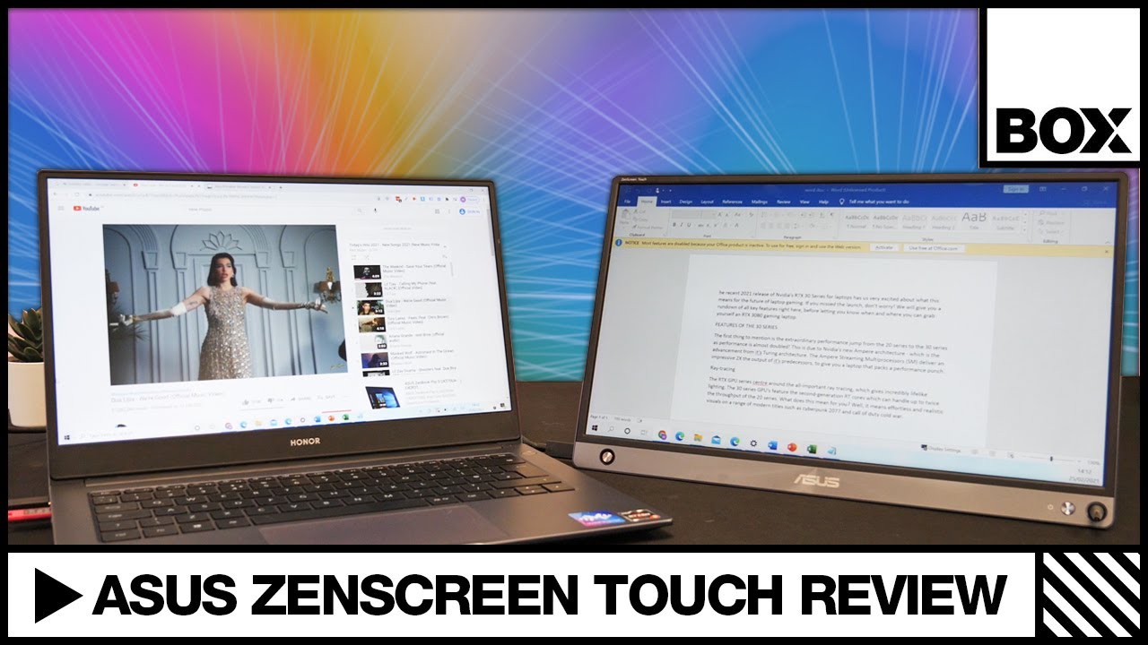 ASUS Zenscreen Touch MB16AMT - A Touchscreen Portable Monitor Review ...