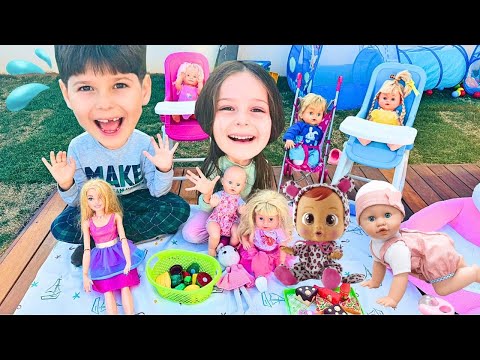 Eğitici Eğlenceli Video/ADA VE TALHA BAHÇEDE PİKNİK/Eğlenceli Eğitici Video@elifsinemtv ​⁠​⁠