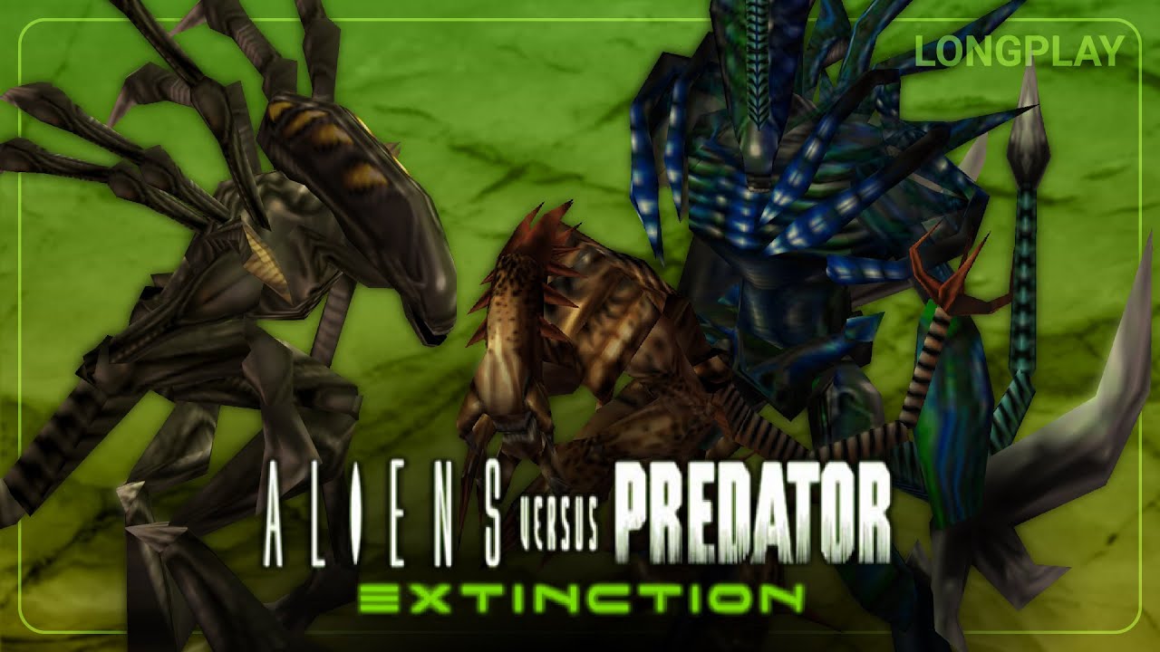 Aliens versus Predator: Extinction (PS2) • Alien campaign • Hard 100% ...