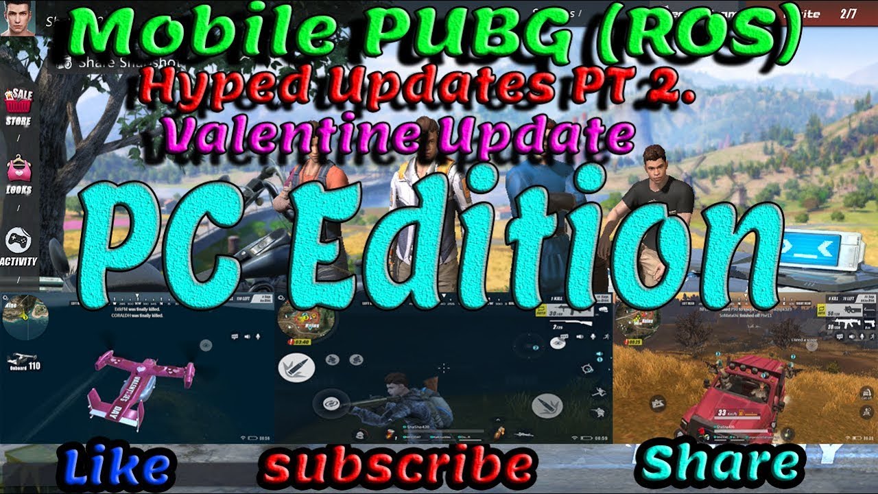 Mobile PUBG (ROS) - Playing On PC Edition! New Updates! ( LIVESTREAM W ...