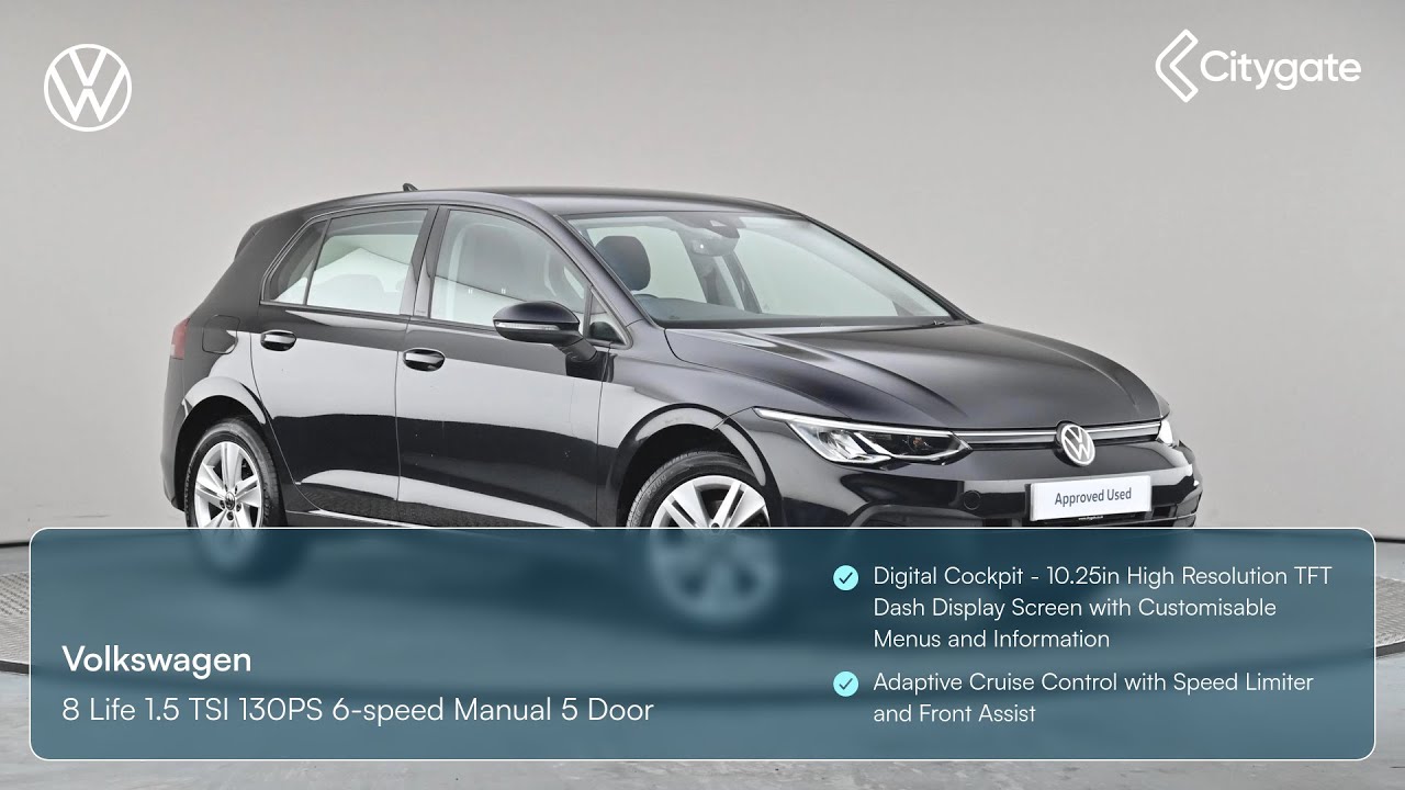 Volkswagen Golf - 8 Life 1.5 TSI 130PS 6-speed Manual 5 Door - Citygate ...