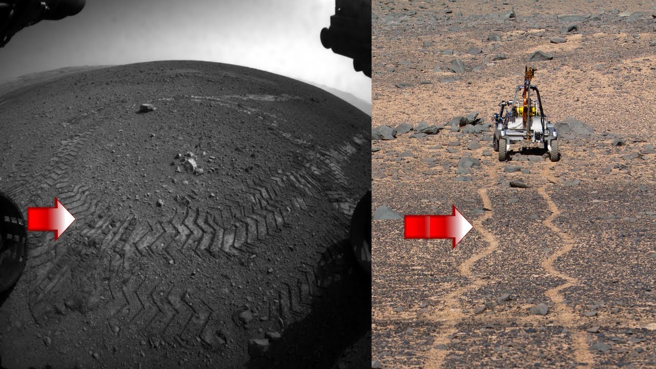 [#MARS]- NASA's Curiosity Rover Tire Tracks on Mars #Planet | NEWS ...