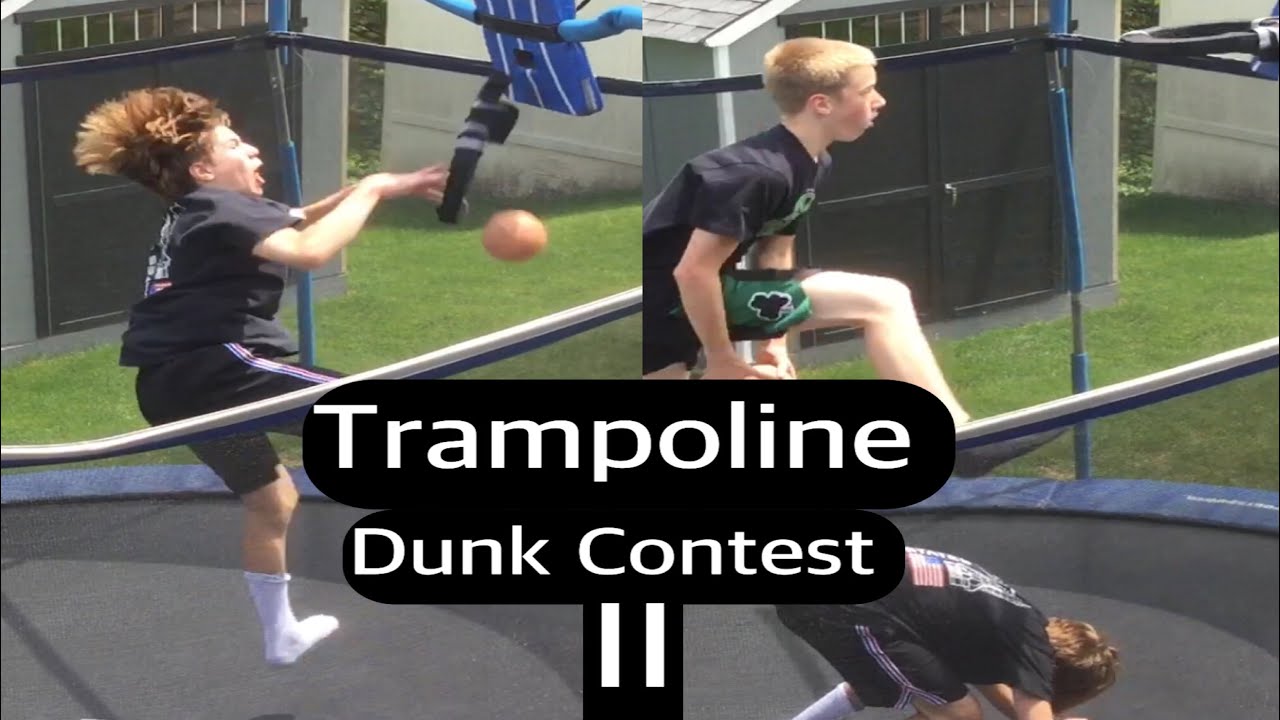Trampoline Dunk Contest 2 Ft: Domin8rPlayz - YouTube