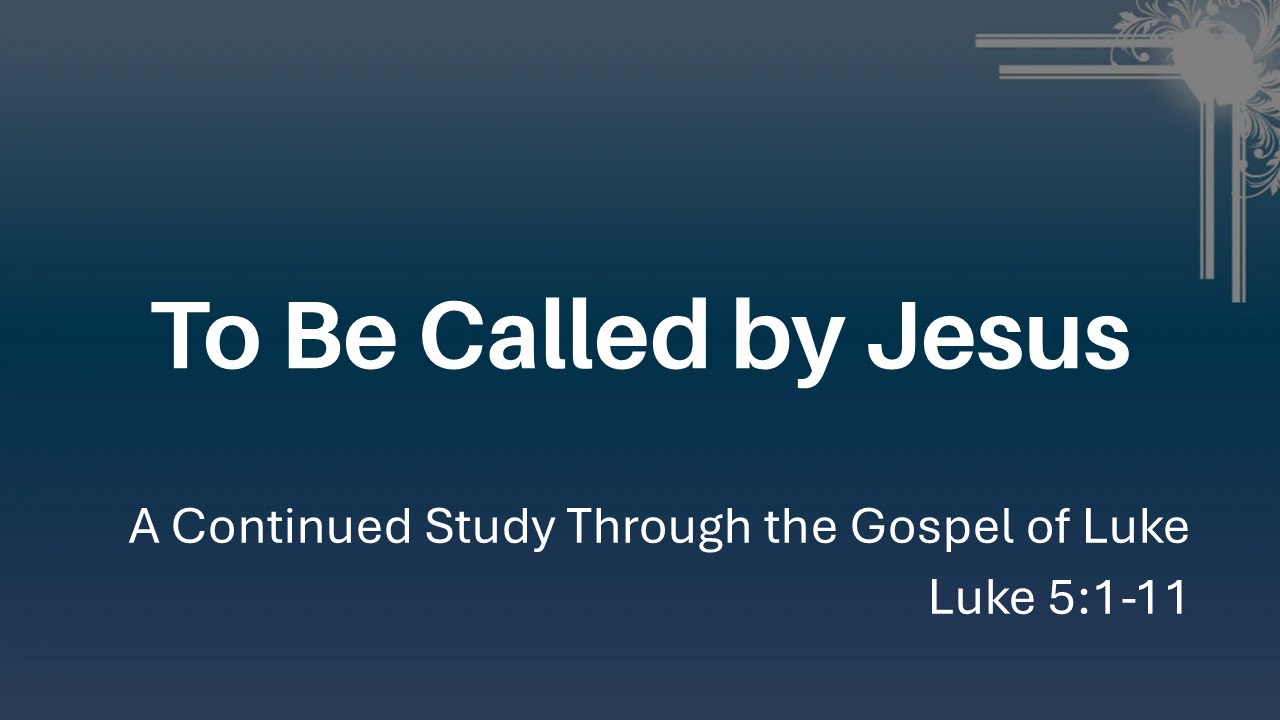 To Be Called by Jesus - YouTube