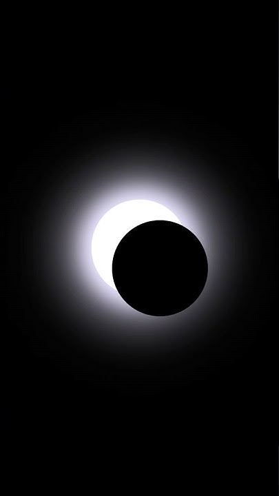 Solar eclipse using html css #shorts - YouTube