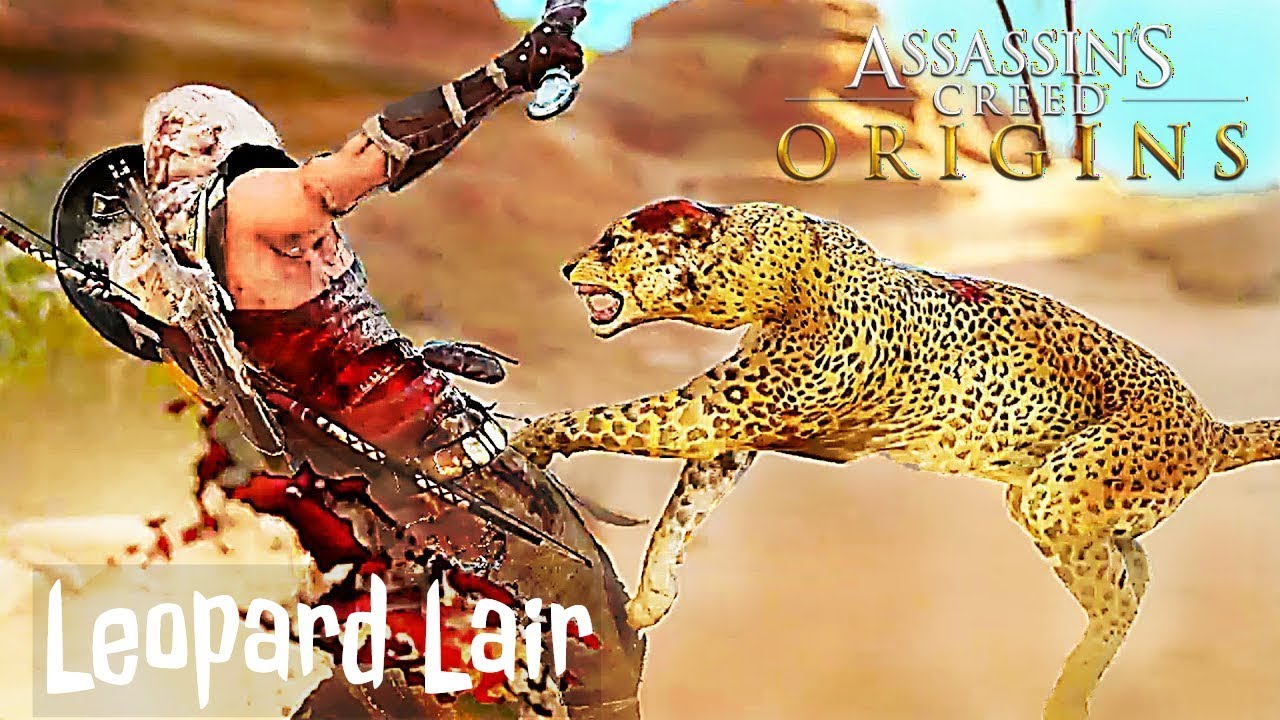 Leopard Lair Completed in Assassin's Creed ORIGINS Gameplay (Xbox One ...