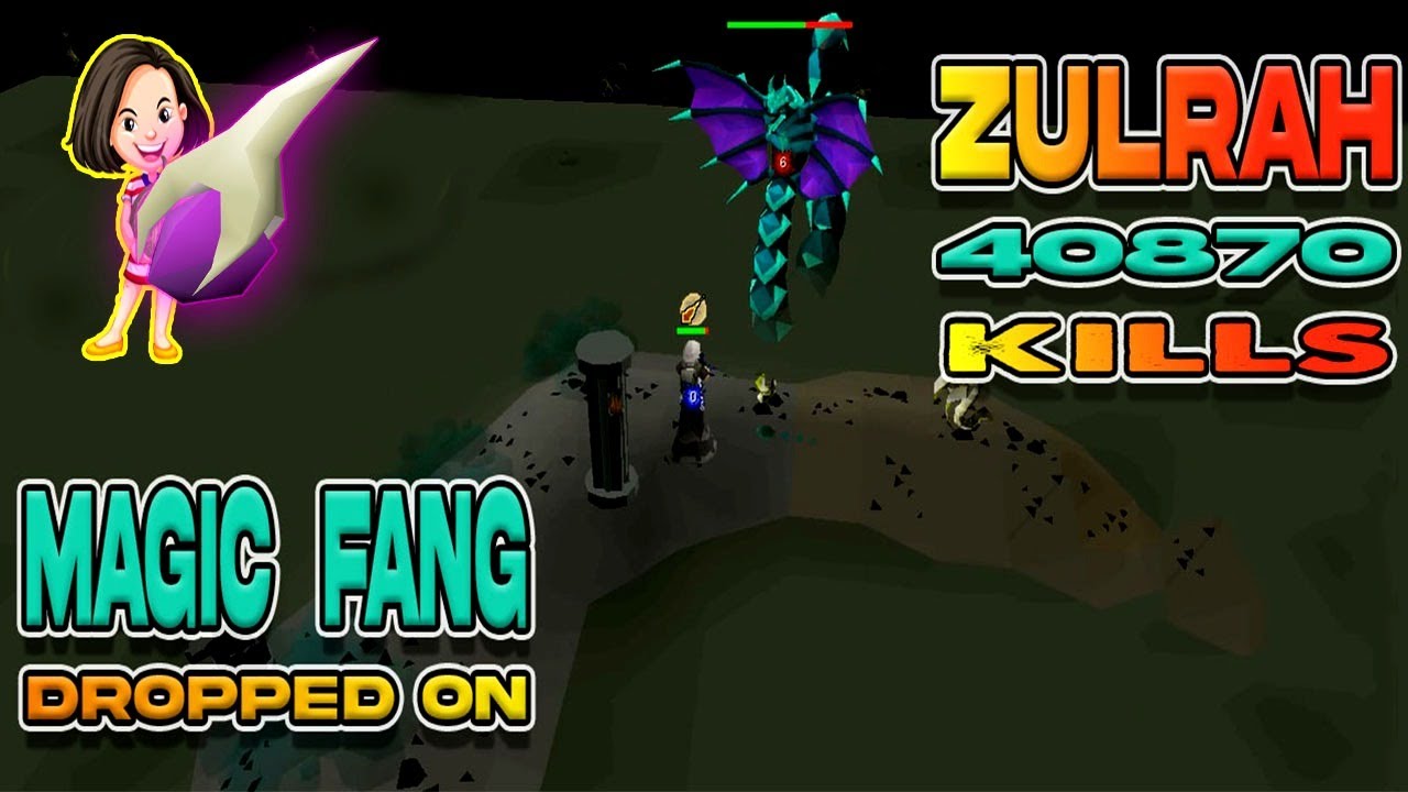 Magic fang drop Zulrah OSRS | old school runescape - YouTube