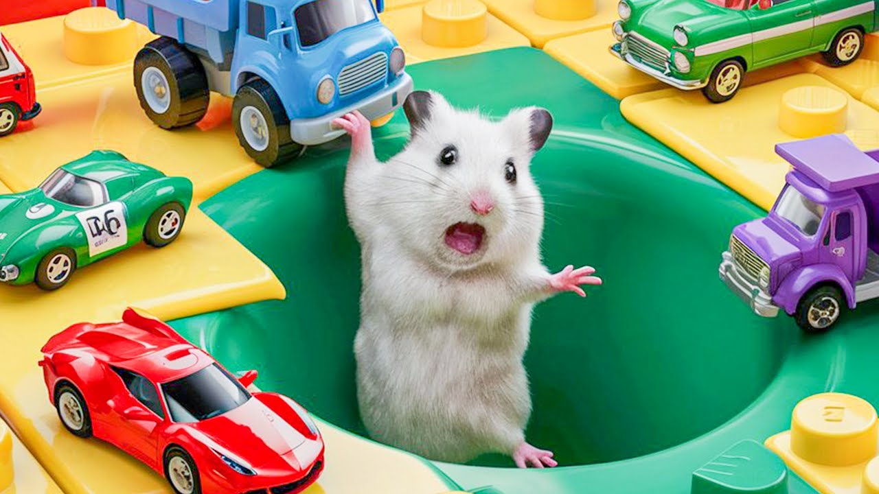 Tiny Hamster's Daring Dash through the Prison Maze 🐹 Hamster Escape ...