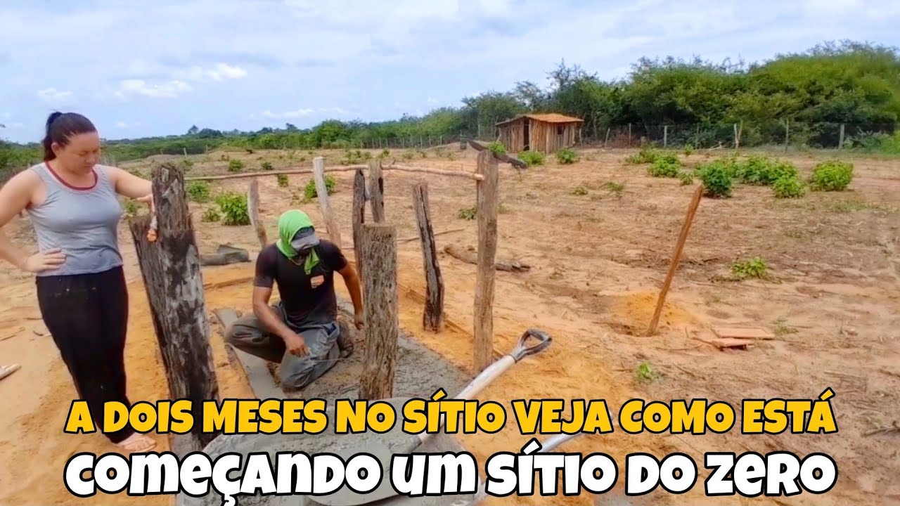 COMEÇANDO O SITIO DO ZERO VEJA COMO JÁ TÁ - YouTube
