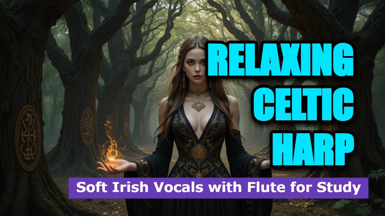 Relaxing Celtic Harp – Soft Irish Vocals with Flute for Study, Focus ...