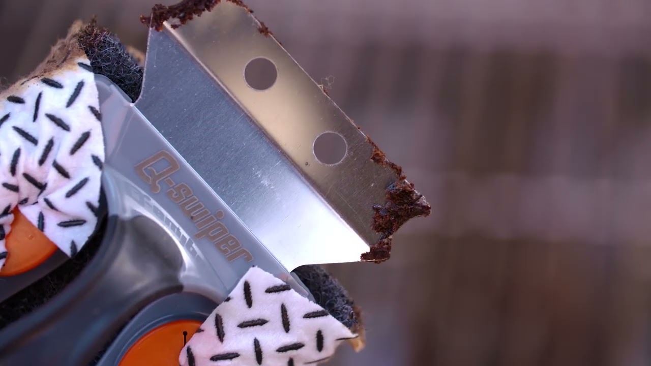 Q-Swiper - Grill Cleaning Made Easy! Swipe away to clean inside and out ...