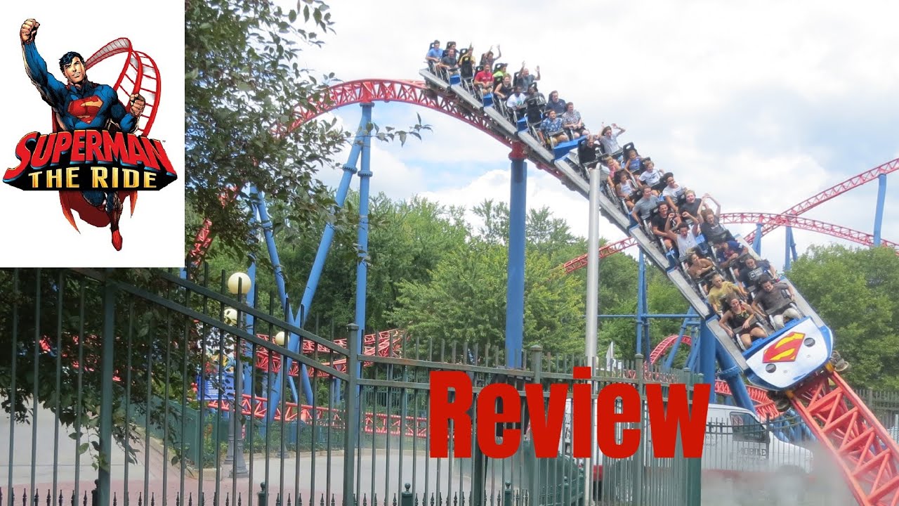 Superman The Ride Review - YouTube