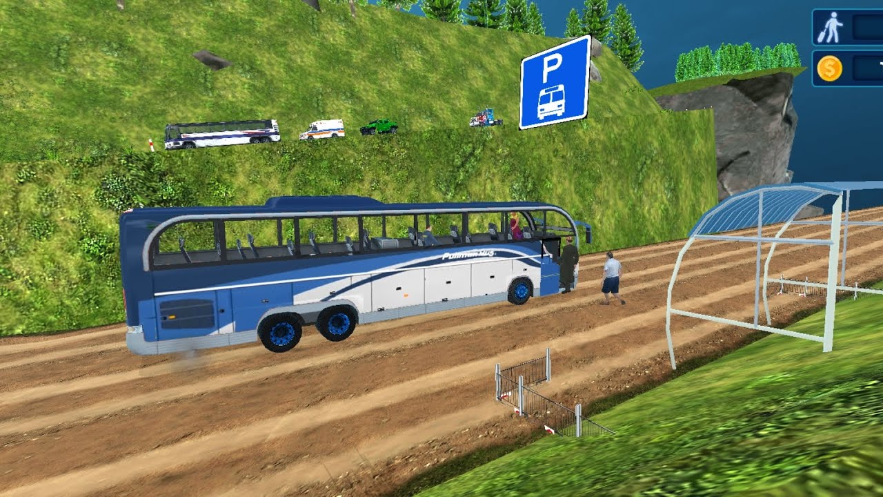 Bus Simulator Passanger Bus driving hills area driving Android Offline ...