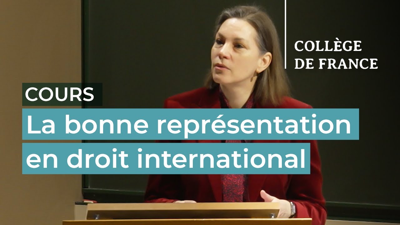 La bonne représentation en droit international (5) - Samantha Besson ...