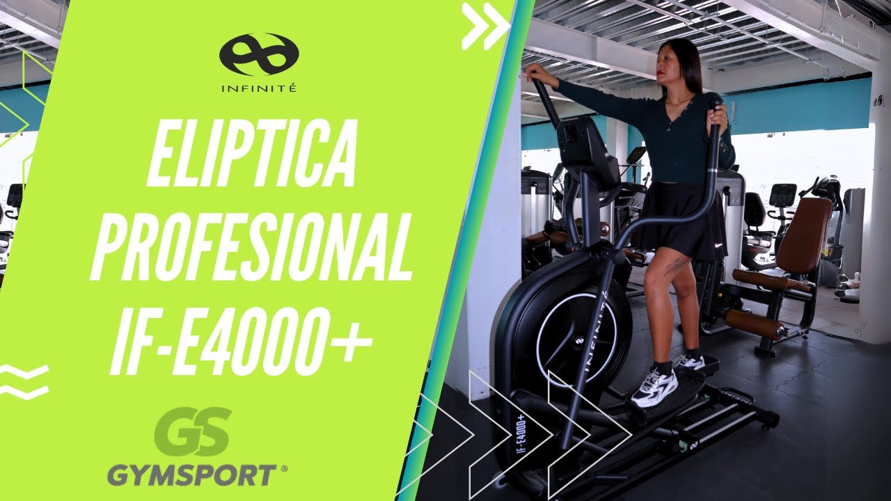 Infinité eliptica profesional con eliminador de 220v IF-E4000+ - YouTube
