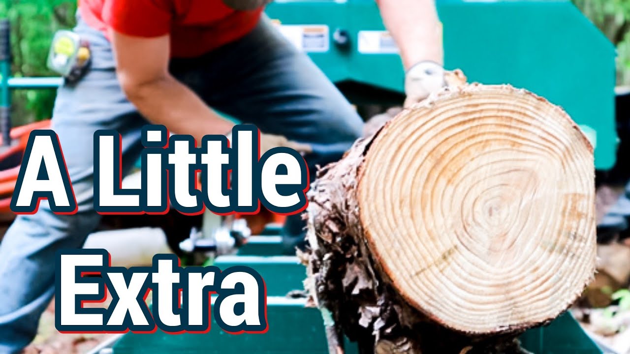Milling a Small Log: "One Lengthy Mistake" - YouTube