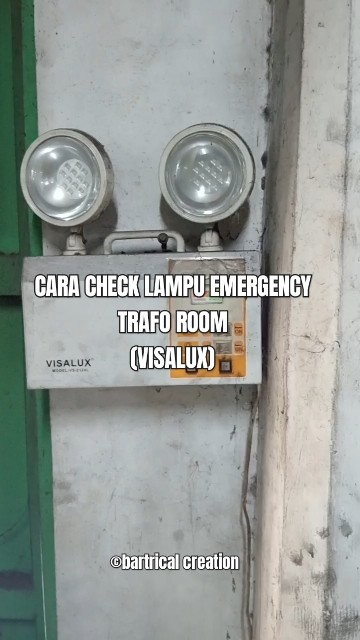 HOW TO CHECK EMERGENCY LAMP IN TRAFO ROOM #shortsviral #short # ...