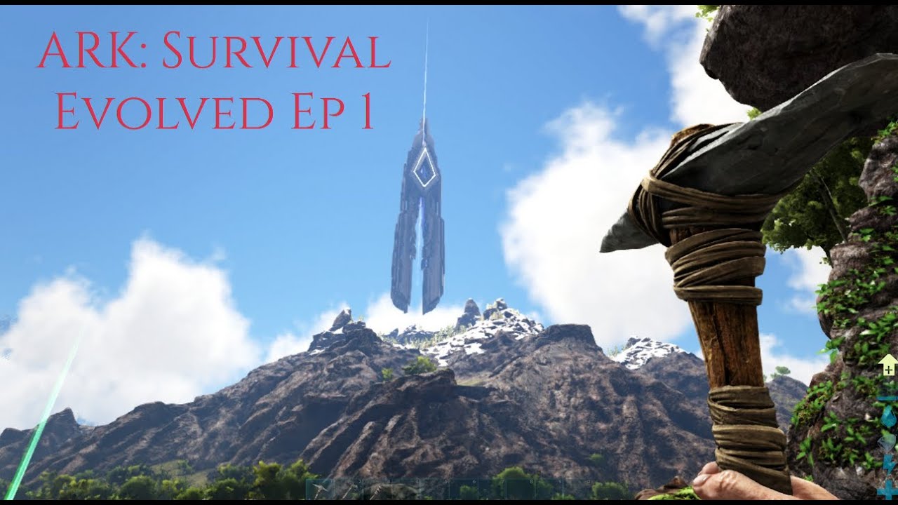 We are Space Caveman now - - Ep 1 - - ARK Survival Evolved - YouTube