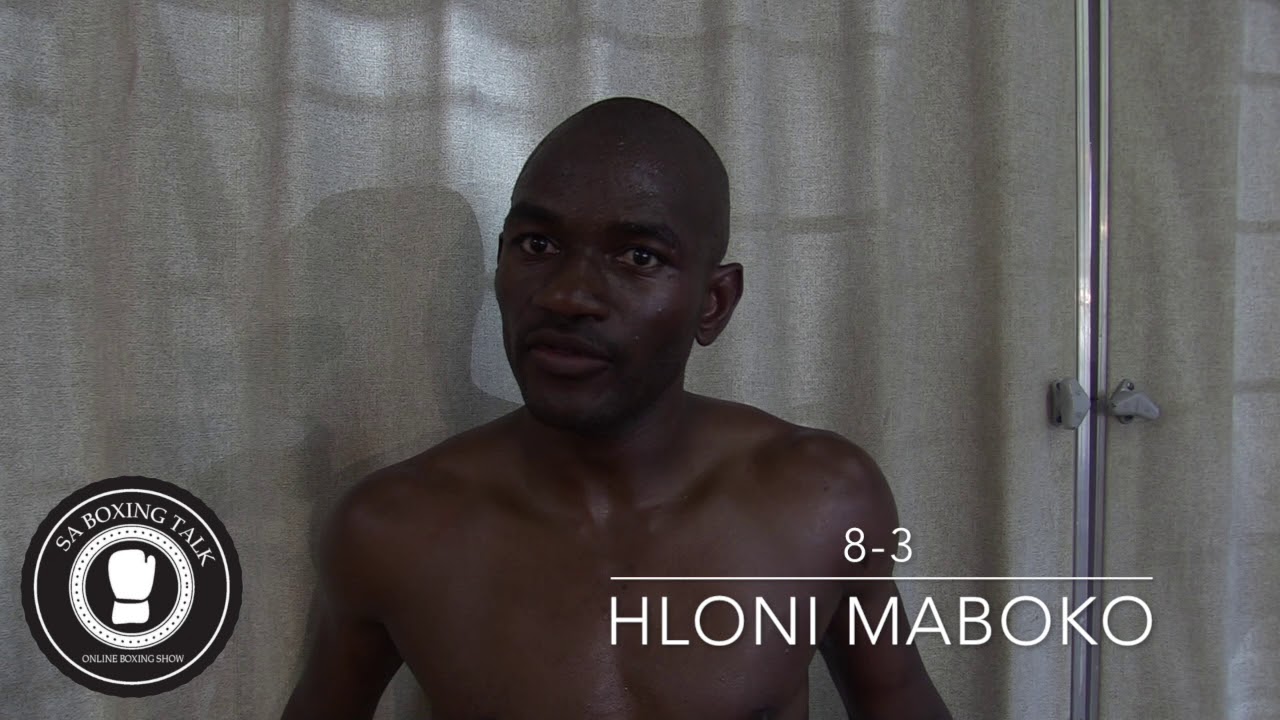 Post-Fight Interview Hloni Maboko "I want to join some of the other ...