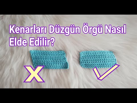 Düzgün Kenarlı Trabzan Örgü NAsıl Yapılır?