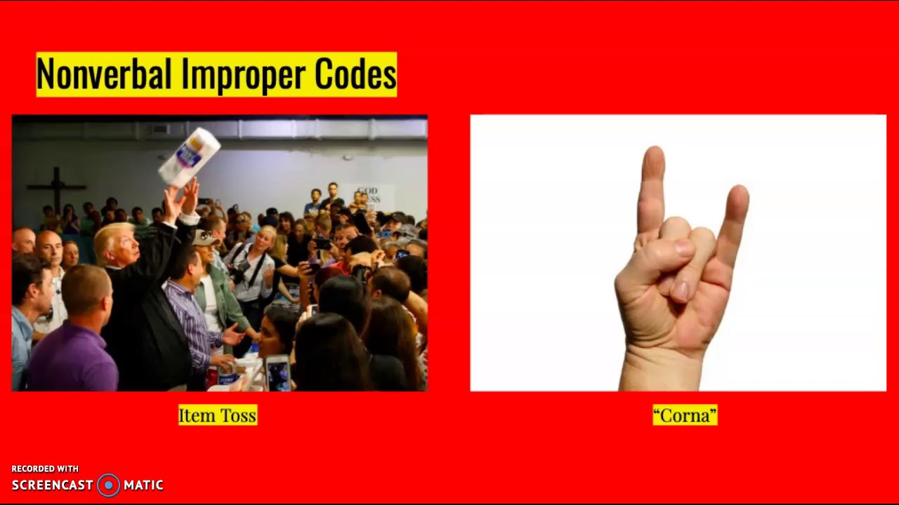 Nonverbal Improper Codes of Spain - YouTube