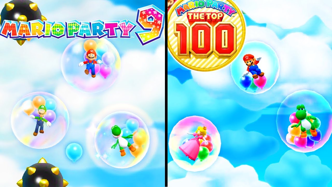 Evolution of Bumper Bubbles in Mario Party (2012-2017) - YouTube