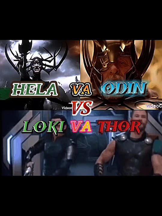 Hela va Odin vs Thor va Loki Kim kuchli #marvel #edit #thor #loki #hela #odin #helaVsloki #fight ...