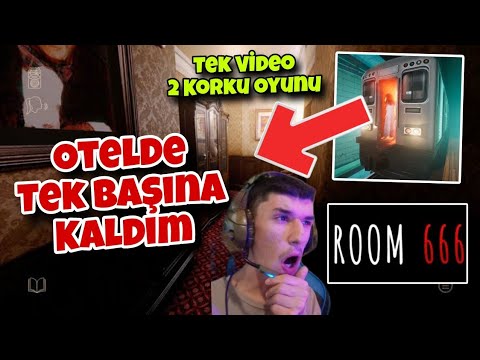 OTELDE TEK BAŞINA KALDIM - Room 666 Oyunu Horror Game - Dark Play Game - Train 666 game - YouTube