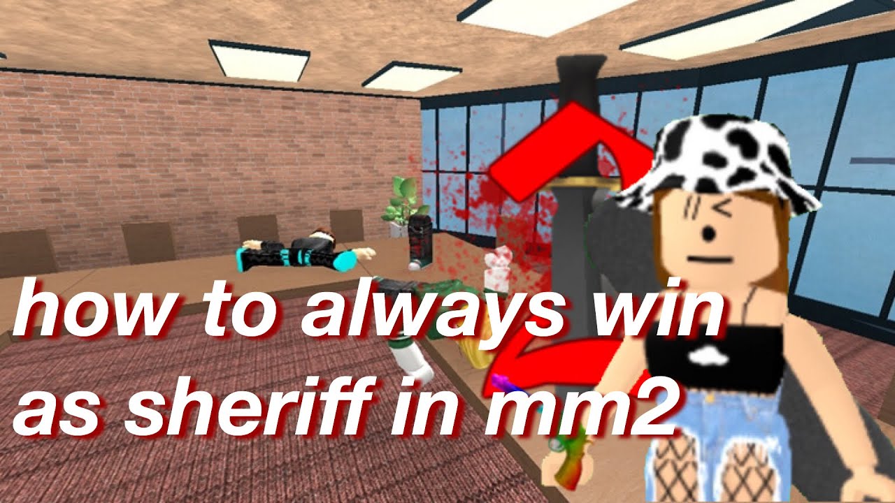 HOW TO ALWAYS WIN AS SHERIFF IN MM2 - YouTube