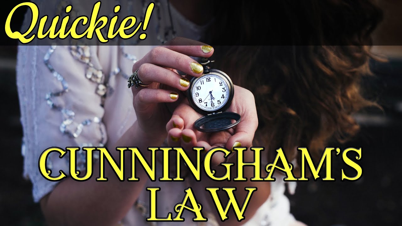 Quickie: Cunningham's Law - YouTube