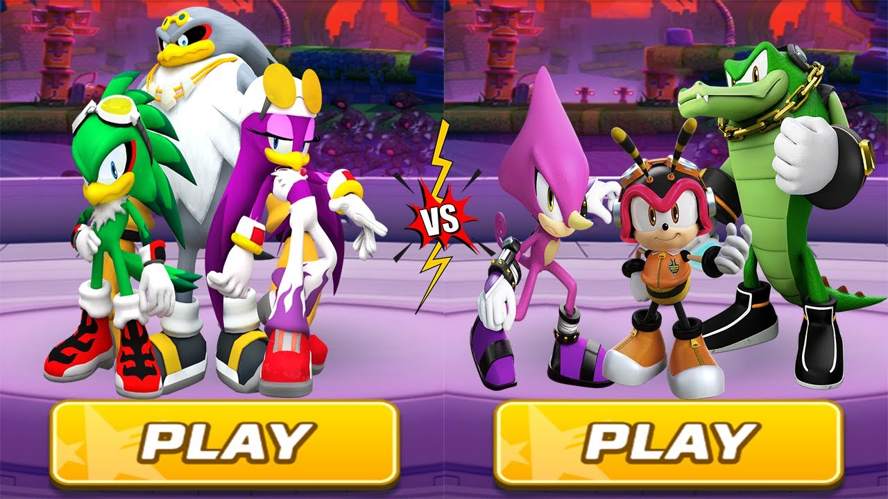 Sonic Forces - Team Babylon vs Team Chaotix - All 66 Characters ...