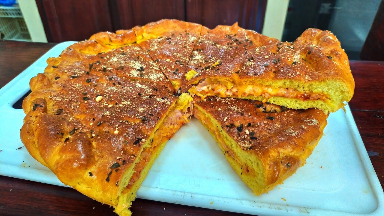 COMO HACER PAN PIZZA DOMINICANO🇩🇴 SIN COMPLICACIONES RECETA FACIL - YouTube