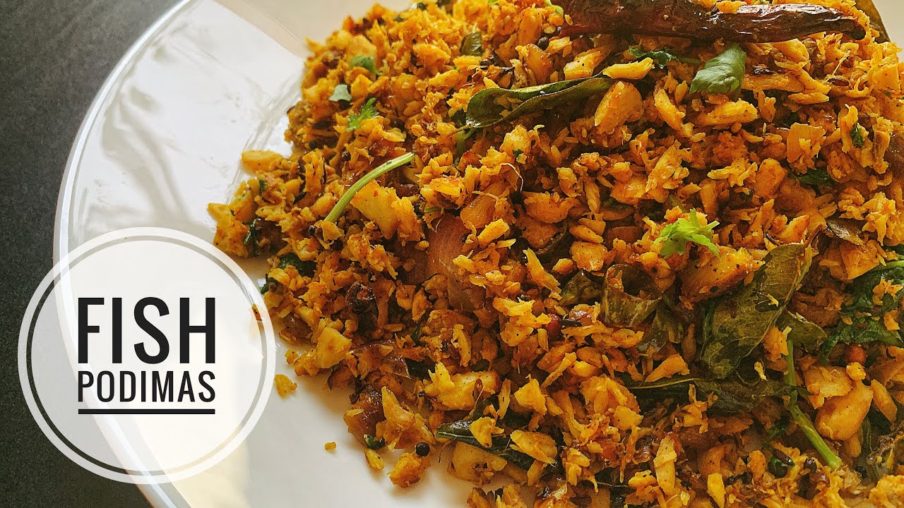 How to make Fish Puttu | Spicy King Fish Podimas | Shredded King Fish ...