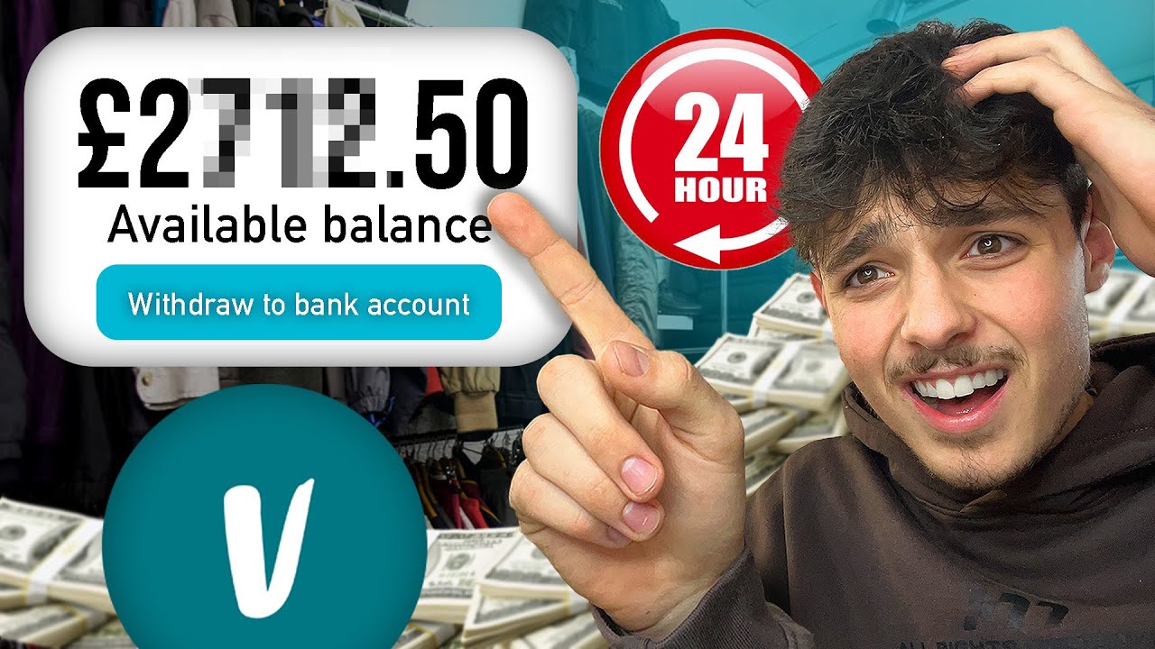 I TRIED VINTED RESELLING FOR 24 HOURS AND MADE £_________ - YouTube