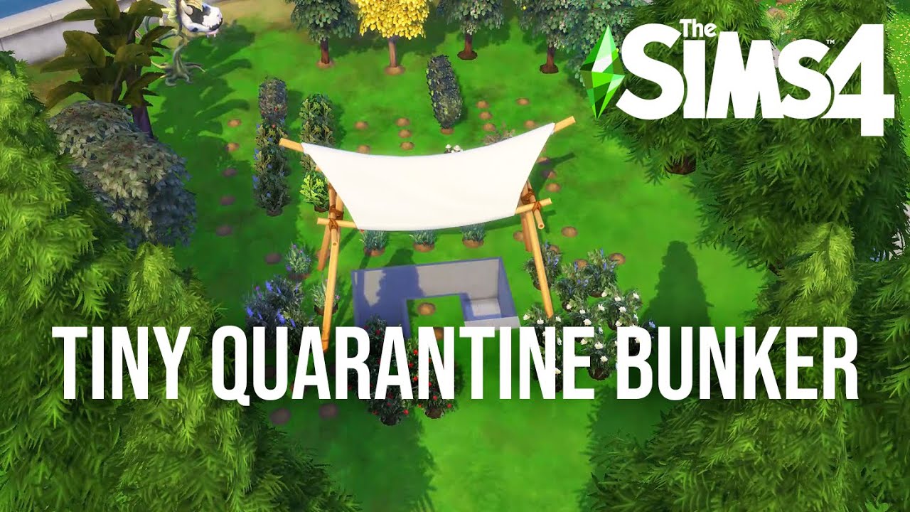 Tiny Quarantine Underground Bunker | Sims 4 Build | Stop Motion - YouTube