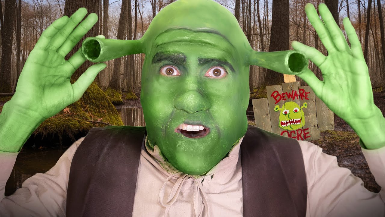 Living as Shrek for 24 Hours! *Bad Idea* - YouTube