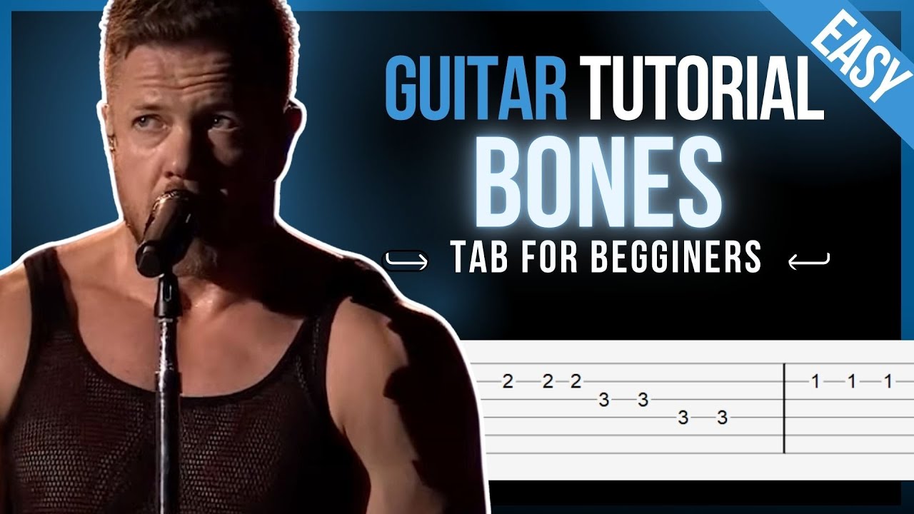How To Play Bones - Imagine Dragons | Guitar Tutorial + TAB EASY - YouTube