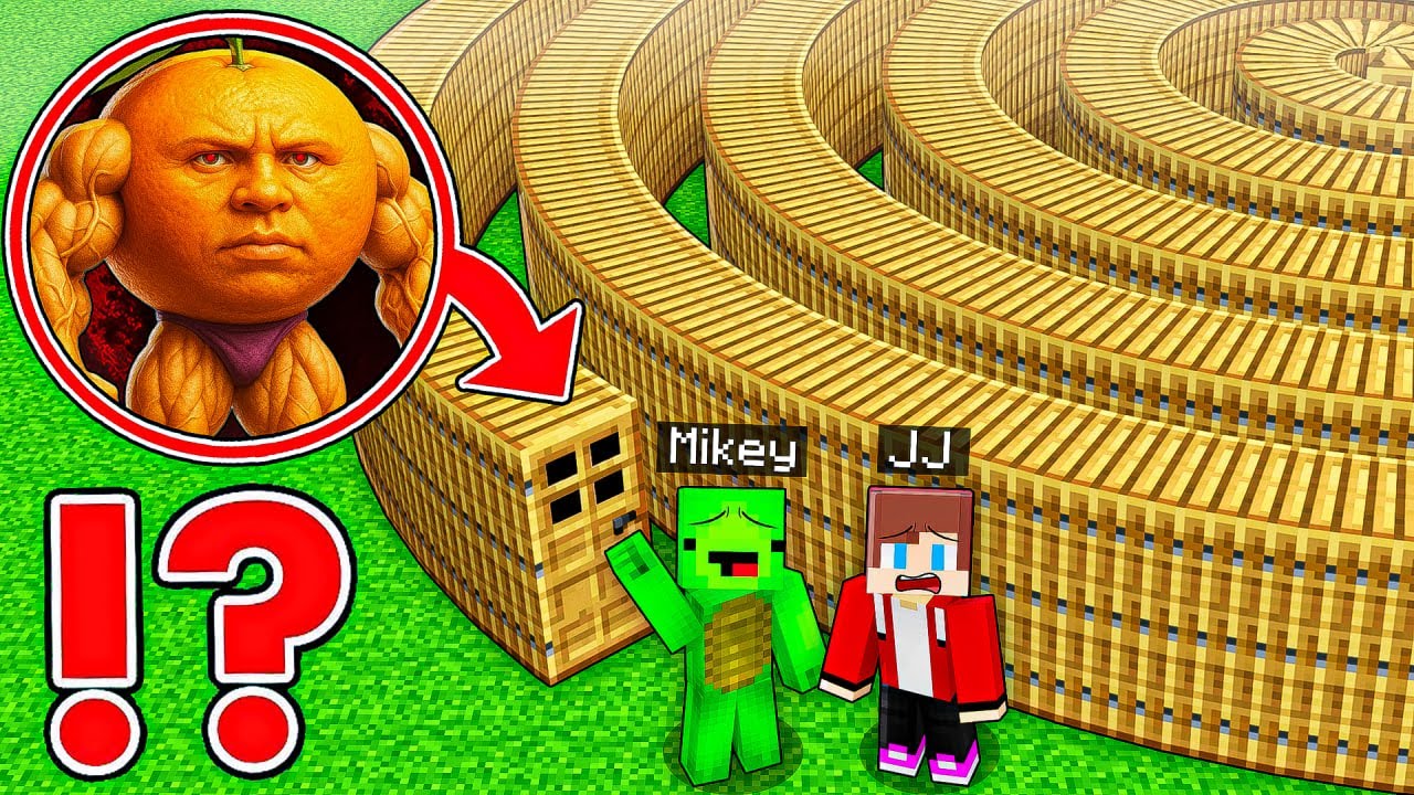 JJ and Mikey Found SPIRAL DOOR of SCARY UDIN DIN DIN DUN in Minecraft - Maizen JJ Mikey - YouTube