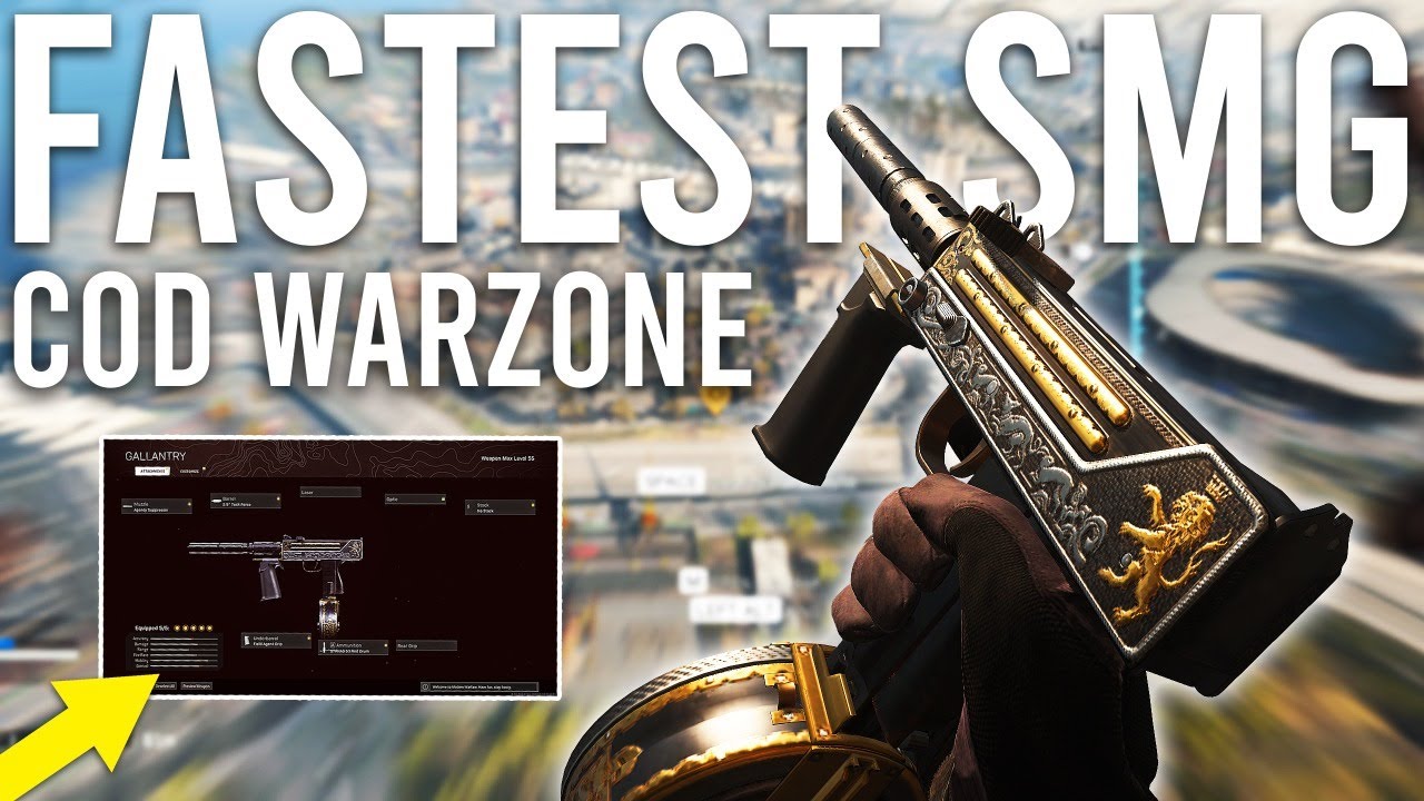 Call of Duty Warzone - The FASTEST SMG! - YouTube