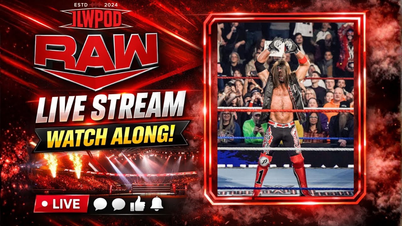 WWE RAW LIVE Watch Along – January 26, 2026 | AJ Styles Appears, Bron ...