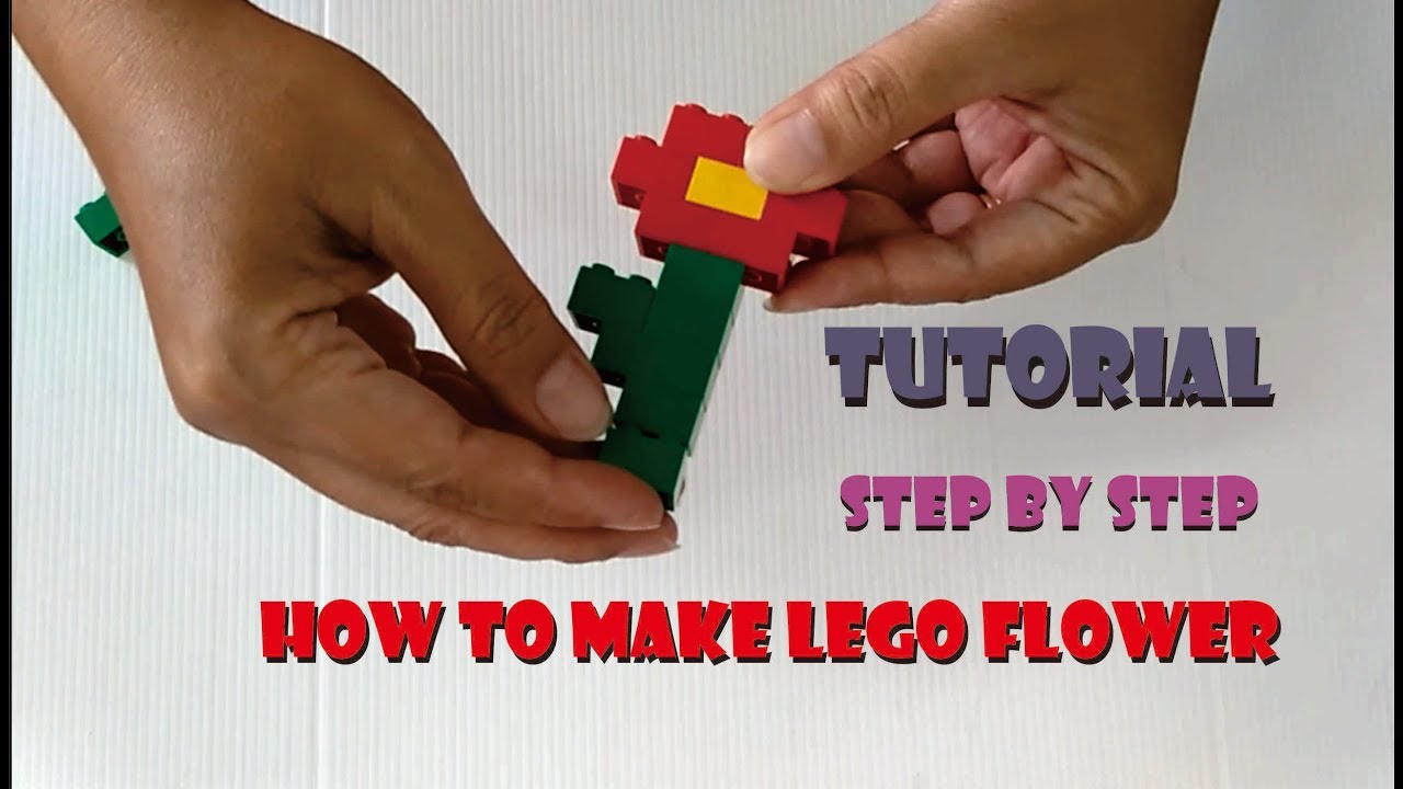 CARA MEMBUAT BUNGA DARI LEGO - YouTube