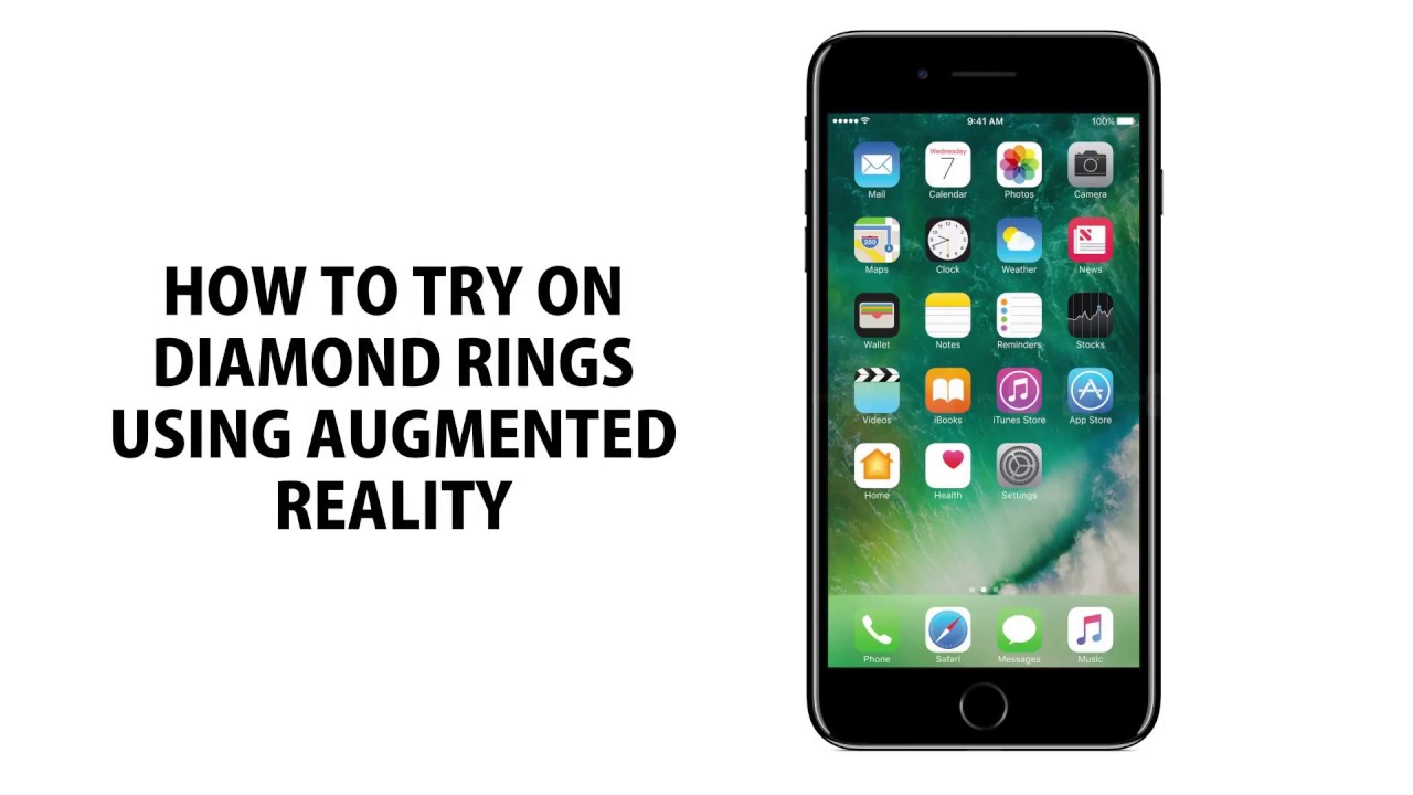 How To Try On Diamond Engagement Rings Using Augmented Reality - YouTube