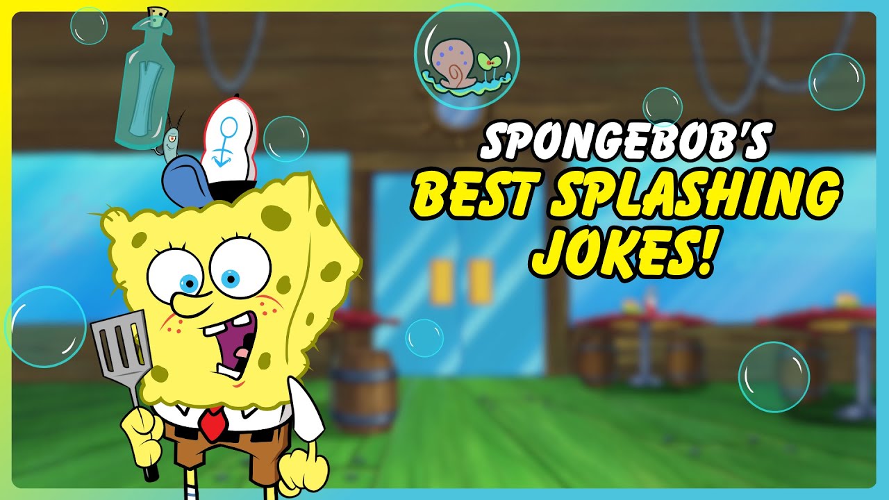 SpongeBob's Best Splashing Jokes! - YouTube