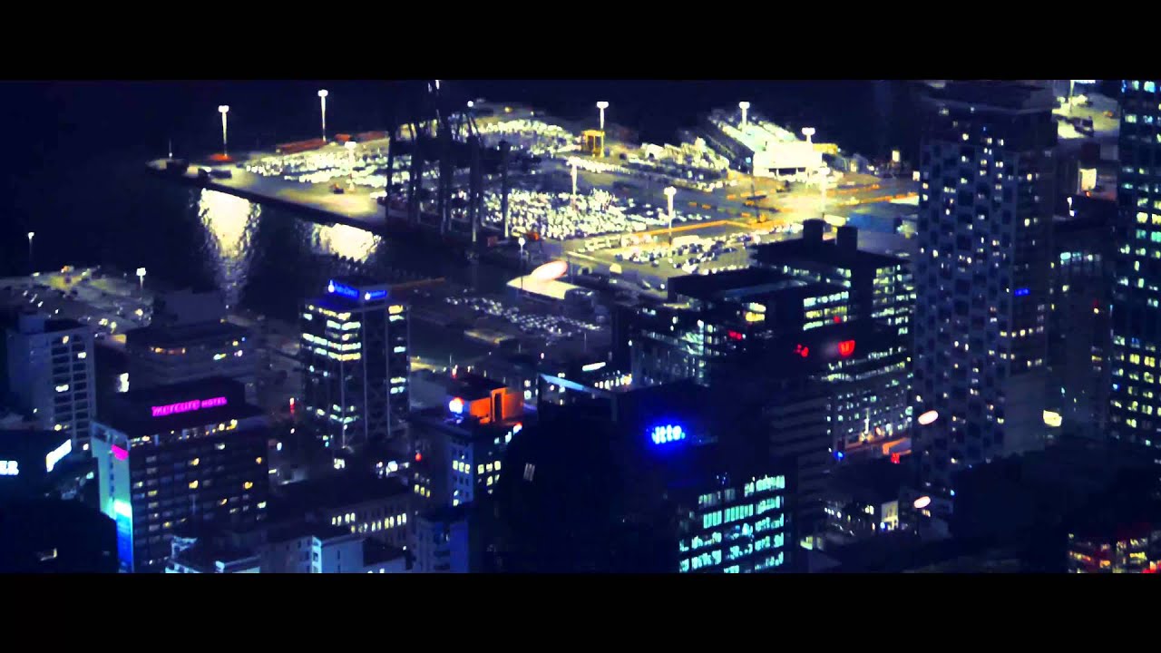 Auckland 4k- View from SkyTower at Night - YouTube